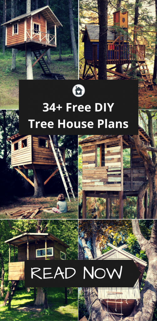 34+ Free DIY Tree Fort House Plans That Make Your Neighbor Jealous ...